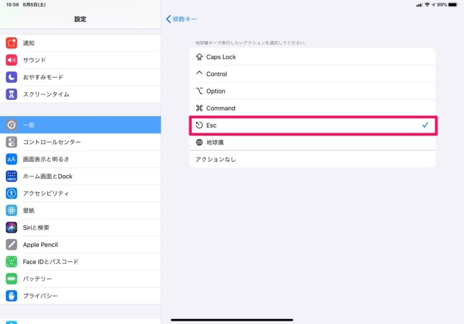 【iPad】Smart Keyboard/Magic Keyboardでescキーを使う方法