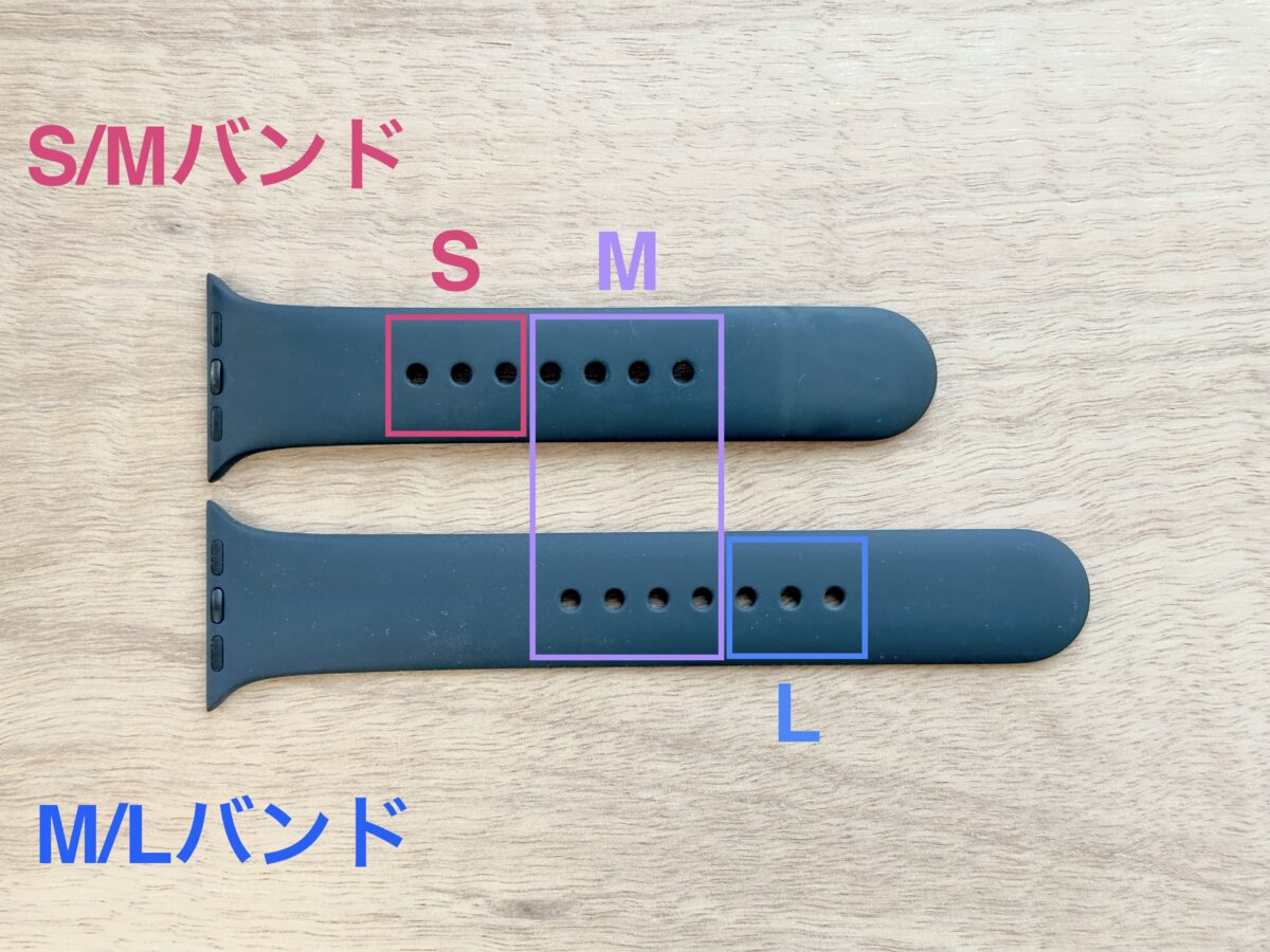 【スポーツバンドのサイズの違い】S/MとM/Lの選び方【Apple Watch】